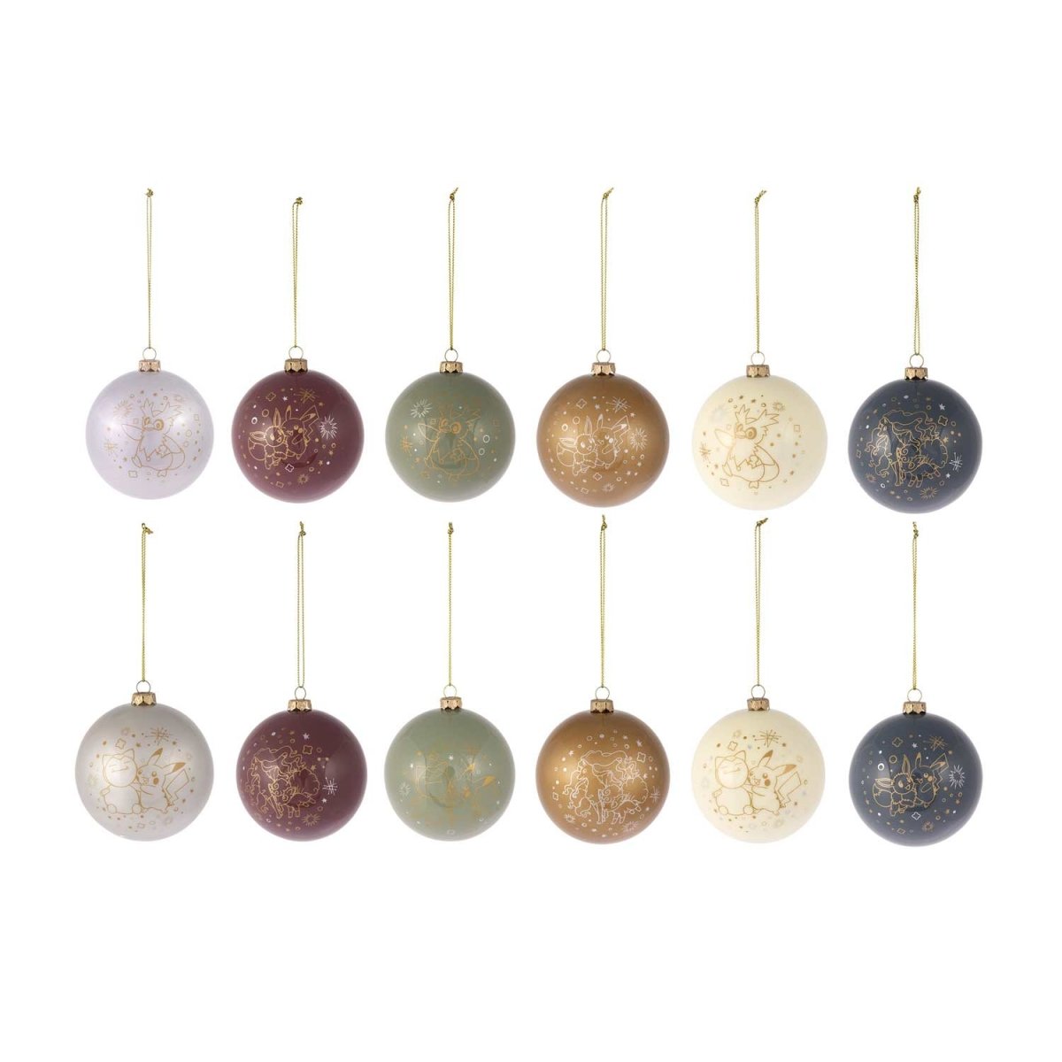 Pokémon Winter Wonders Globe Ornaments (12-Pack) | Pokémon Center ...