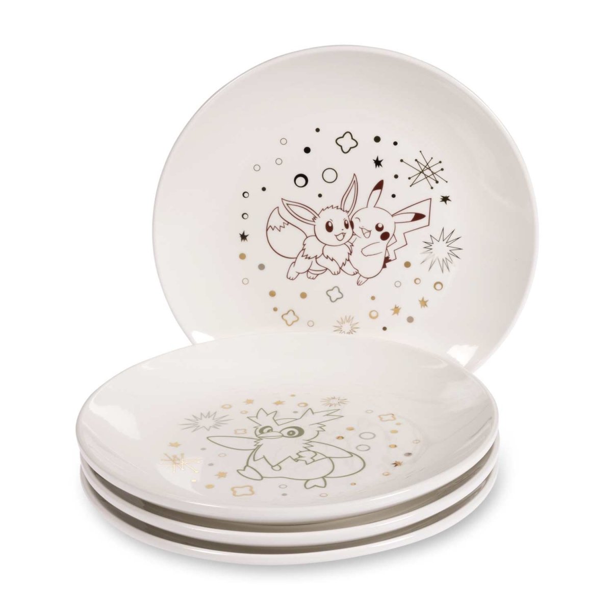 Pokémon Winter Wonders Salad Plates (4-Pack) | Pokémon Center Official Site