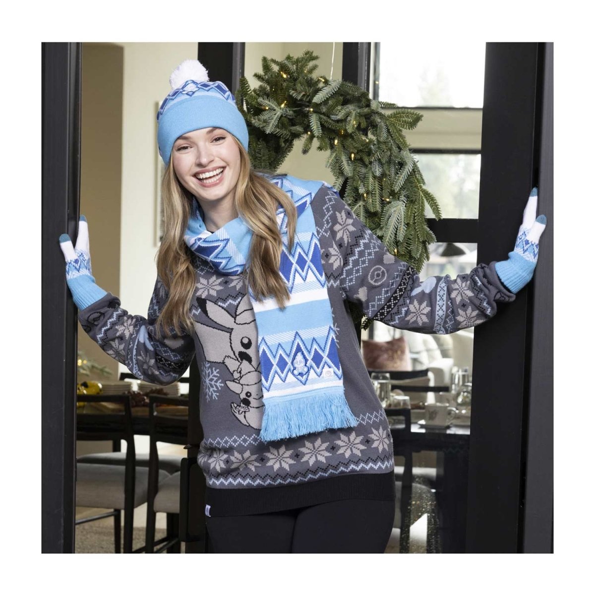 Vanillite Frost Knit Scarf (One Size-Adult) | Pokémon Center Official Site