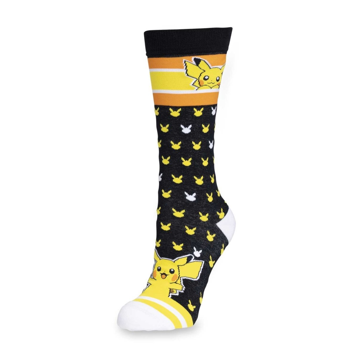 Pikachu Happiness Crew Socks (One Size-Adult) | Pokémon Center Official ...