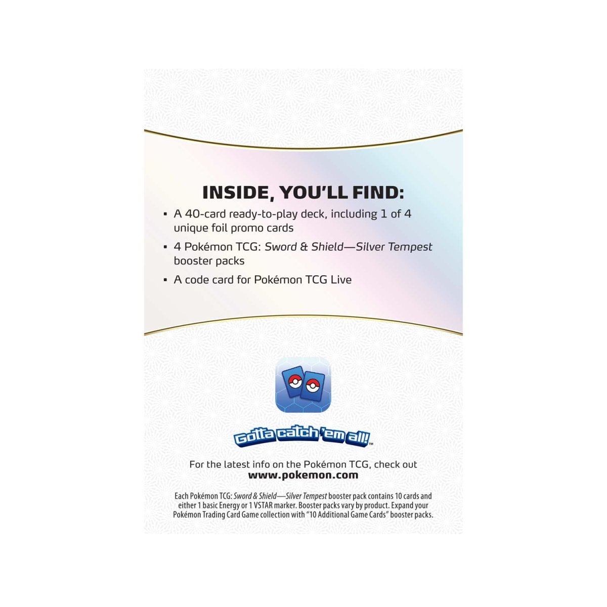 Pokémon TCG: Sword & Shield-Silver Tempest Build & Battle Box | Pokémon Center Official Site