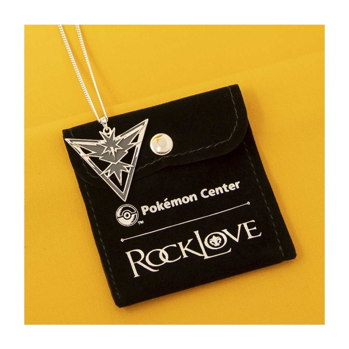 Pokémon Center × RockLove: Pokémon GO Team Instinct Sterling Silver ...