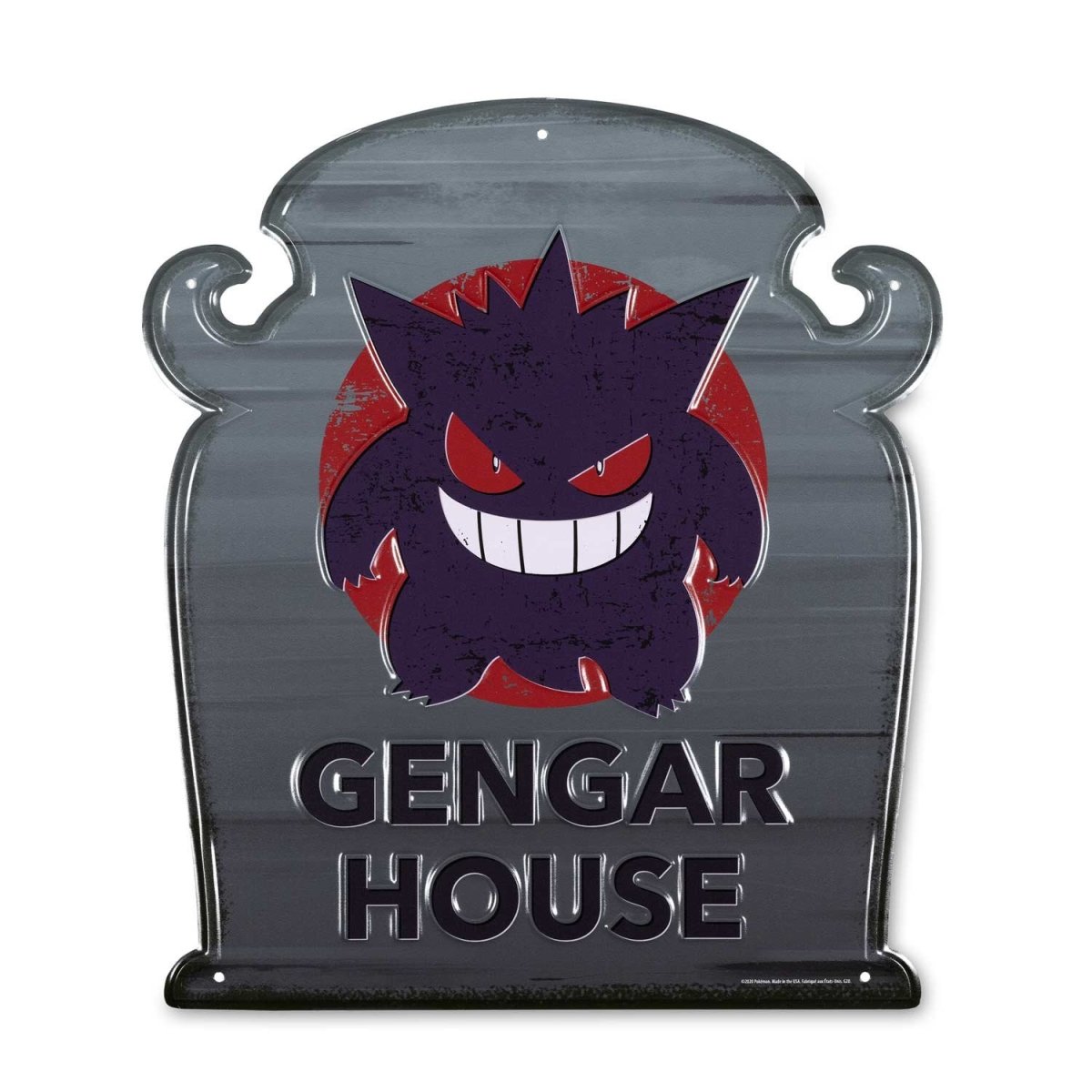 Haunted Pokémon Village: Gengar House Metal Sign | Pokémon Center ...