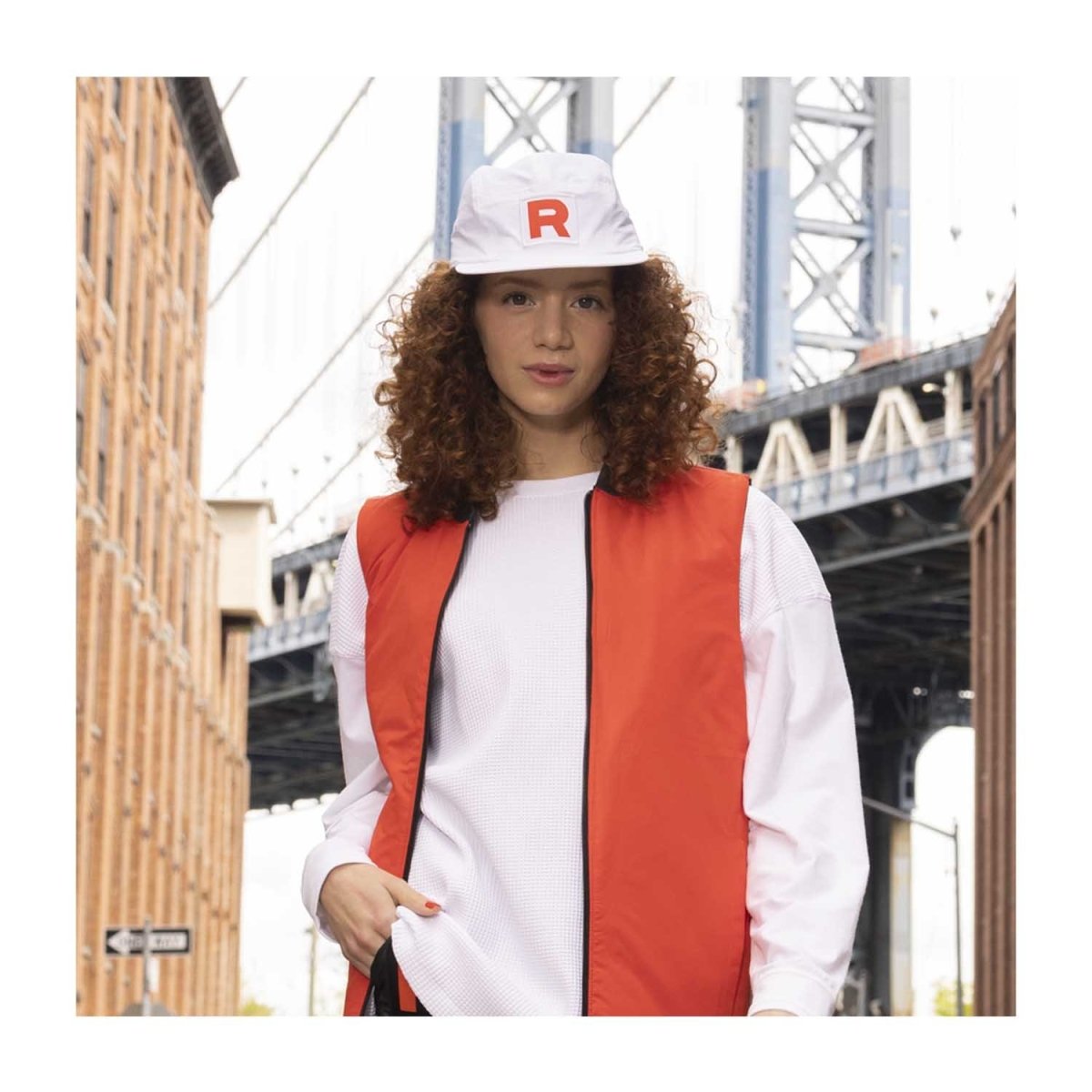 Team Rocket HQ Collection White Five-Panel Hat (One Size-Adult ...