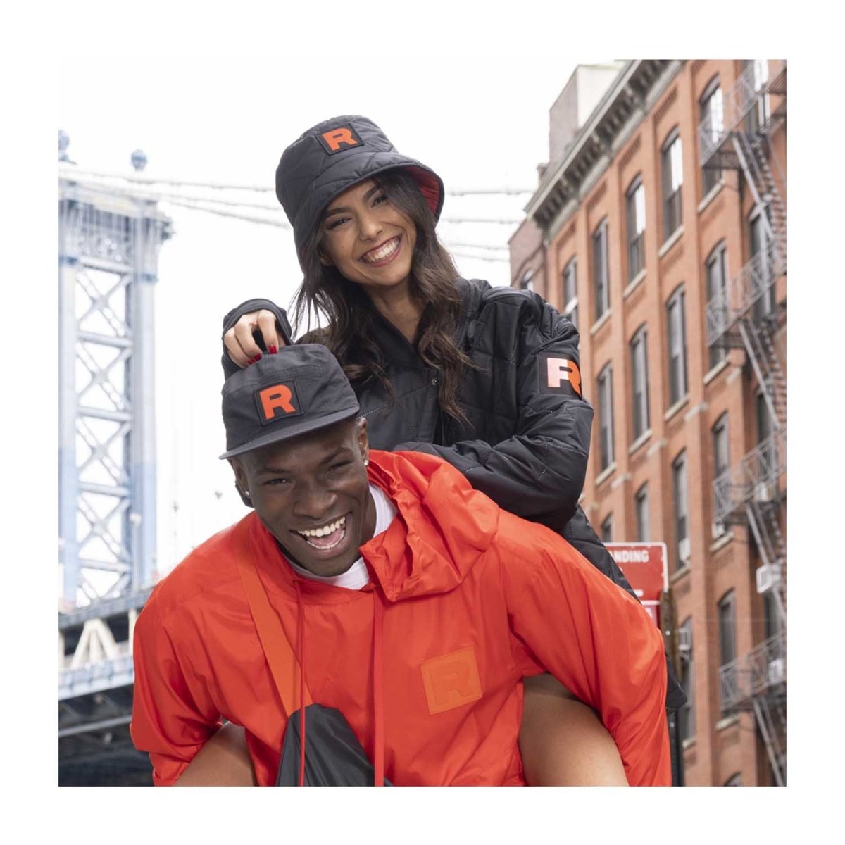 Team Rocket HQ Collection Black Quilted Bucket Hat (One Size-Adult ...