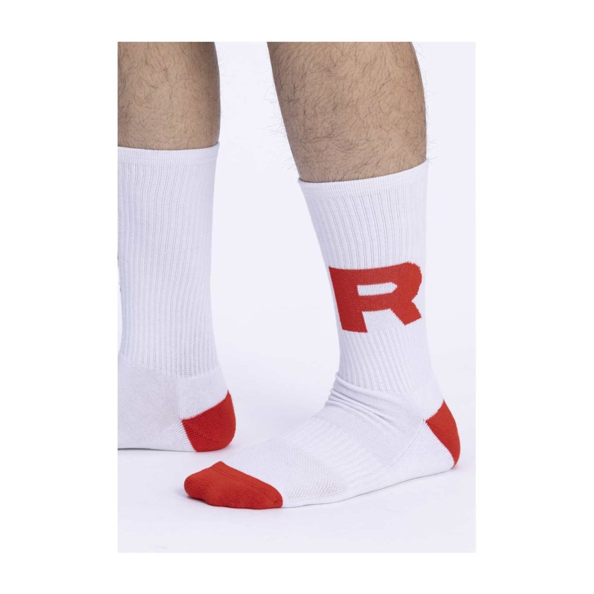 Team Rocket HQ Collection White & Red Crew Socks - Adult | Pokémon ...