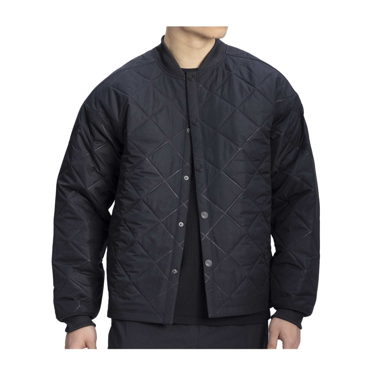 Team Rocket HQ Collection Black Quilted Jacket - Adult | Pokémon Center ...