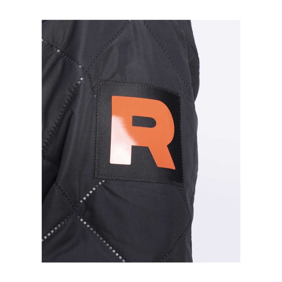 Team Rocket HQ Collection Black Quilted Jacket - Adult | Pokémon Center ...