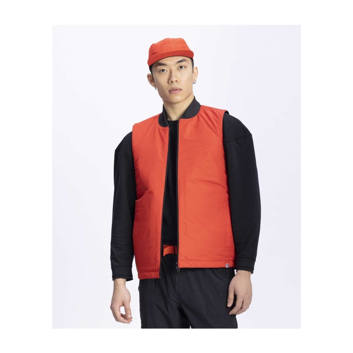 Team Rocket HQ Collection Black & Red Reversible Quilted Utility Vest ...