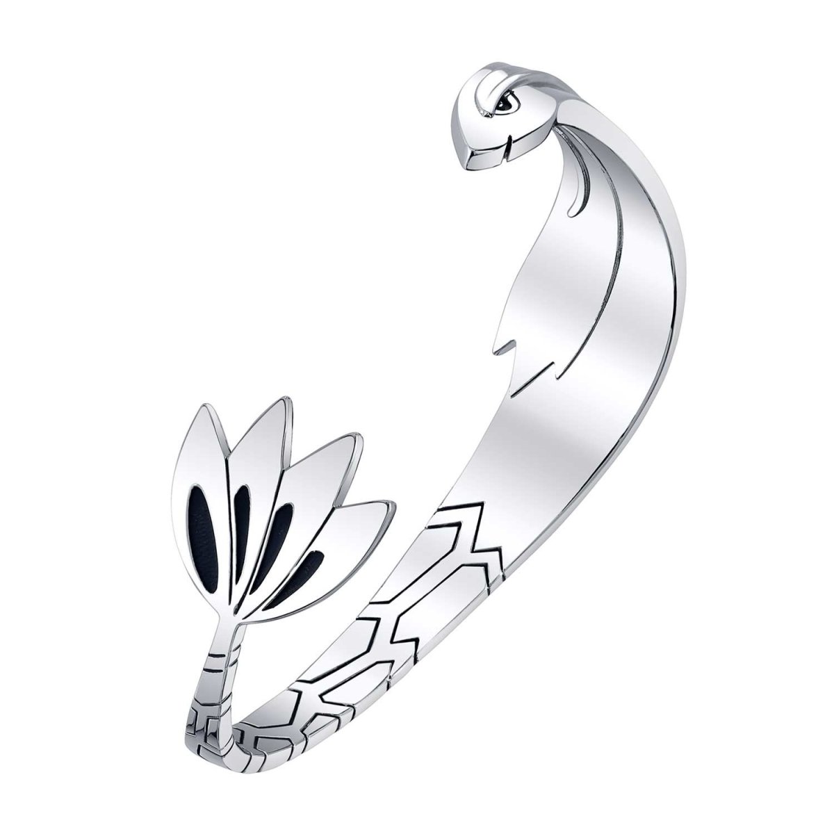 Pokémon Center × RockLove: Milotic Silver Cuff Bracelet - Adult M ...