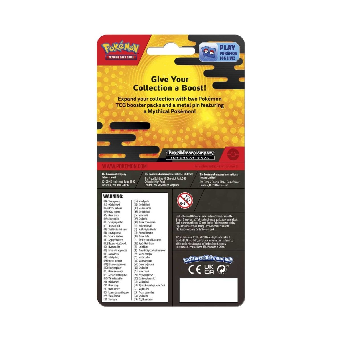 Pokémon TCG: 2 Booster Packs & Darkrai Pin | Pokémon Center Official Site