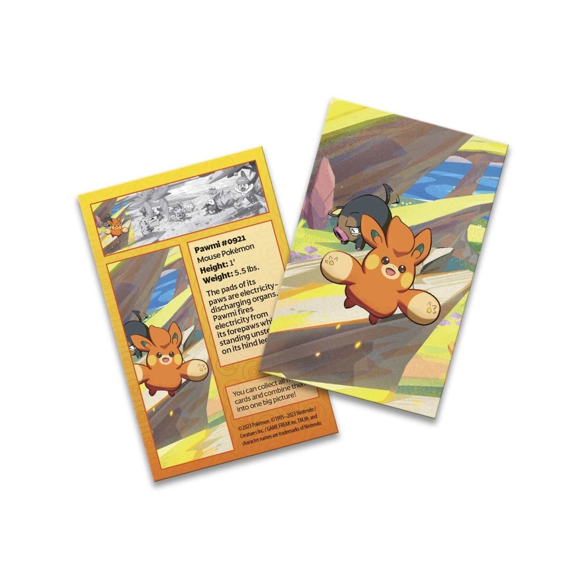 Pokémon TCG: Paldea Friends Mini Tin (Pawmi) | Pokémon Center Official Site