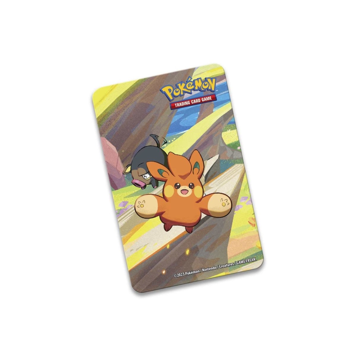Pokémon TCG: Paldea Friends Mini Tin (Pawmi) | Pokémon Center Official Site