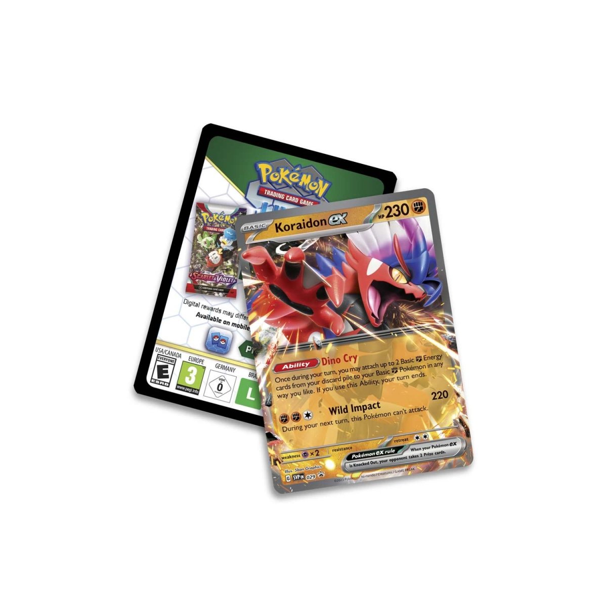 Pokémon TCG: Paldea Legends Tin (Koraidon ex) | Pokémon Center UK ...