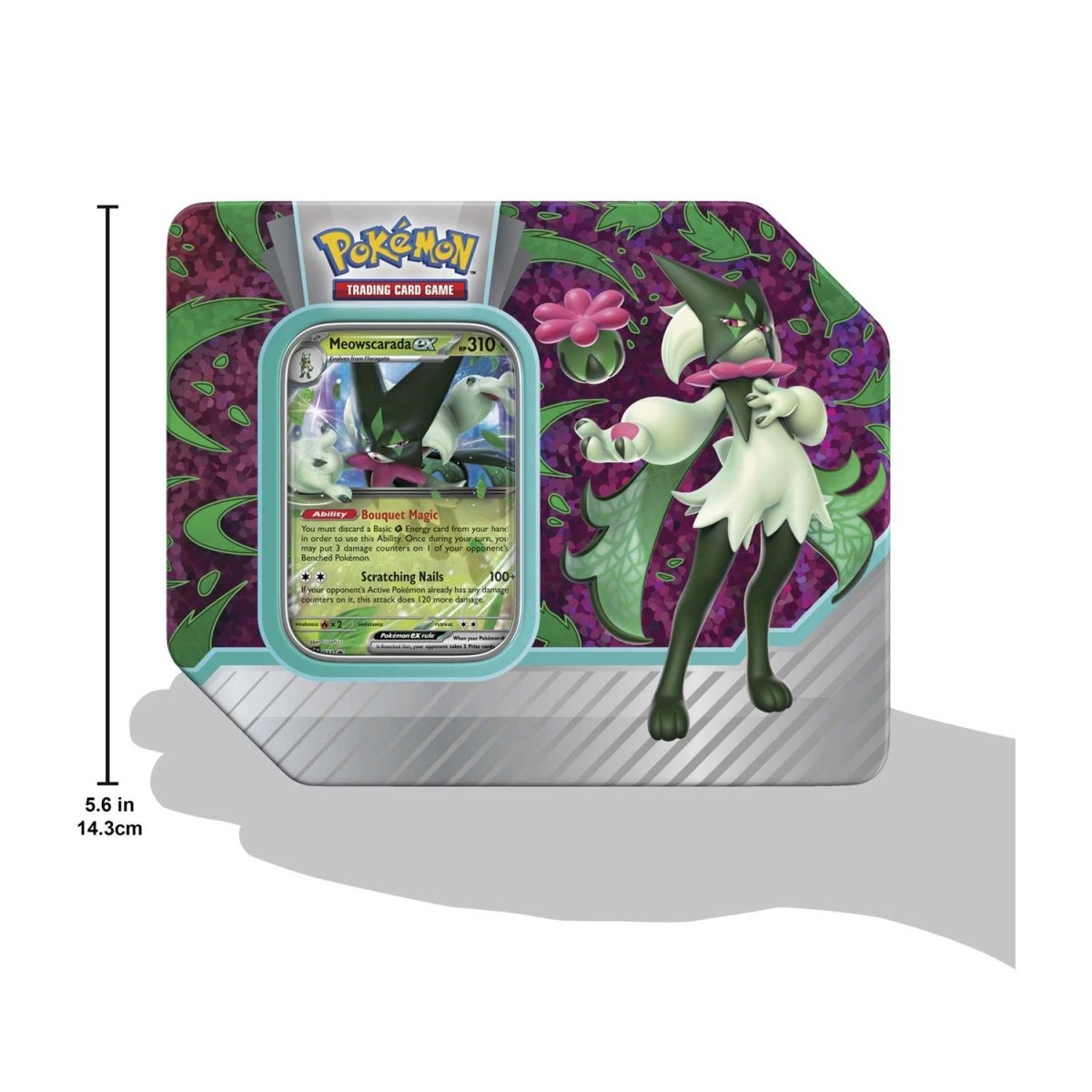 Pokémon TCG: Paldea Partners Tin (Meowscarada ex) | Pokémon Center ...