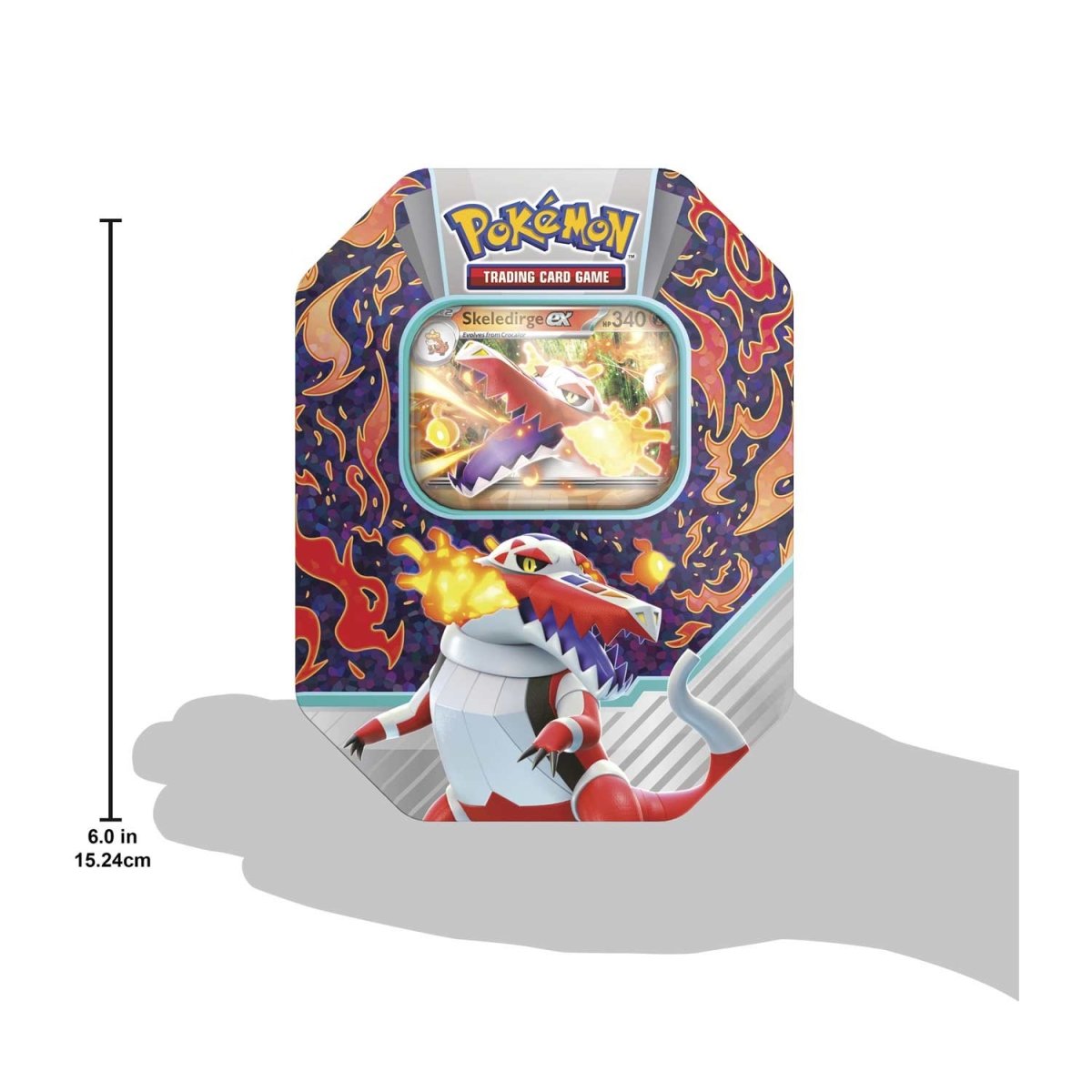 Pokémon TCG: Paldea Partners Tin (Skeledirge ex) | Pokémon Center UK ...