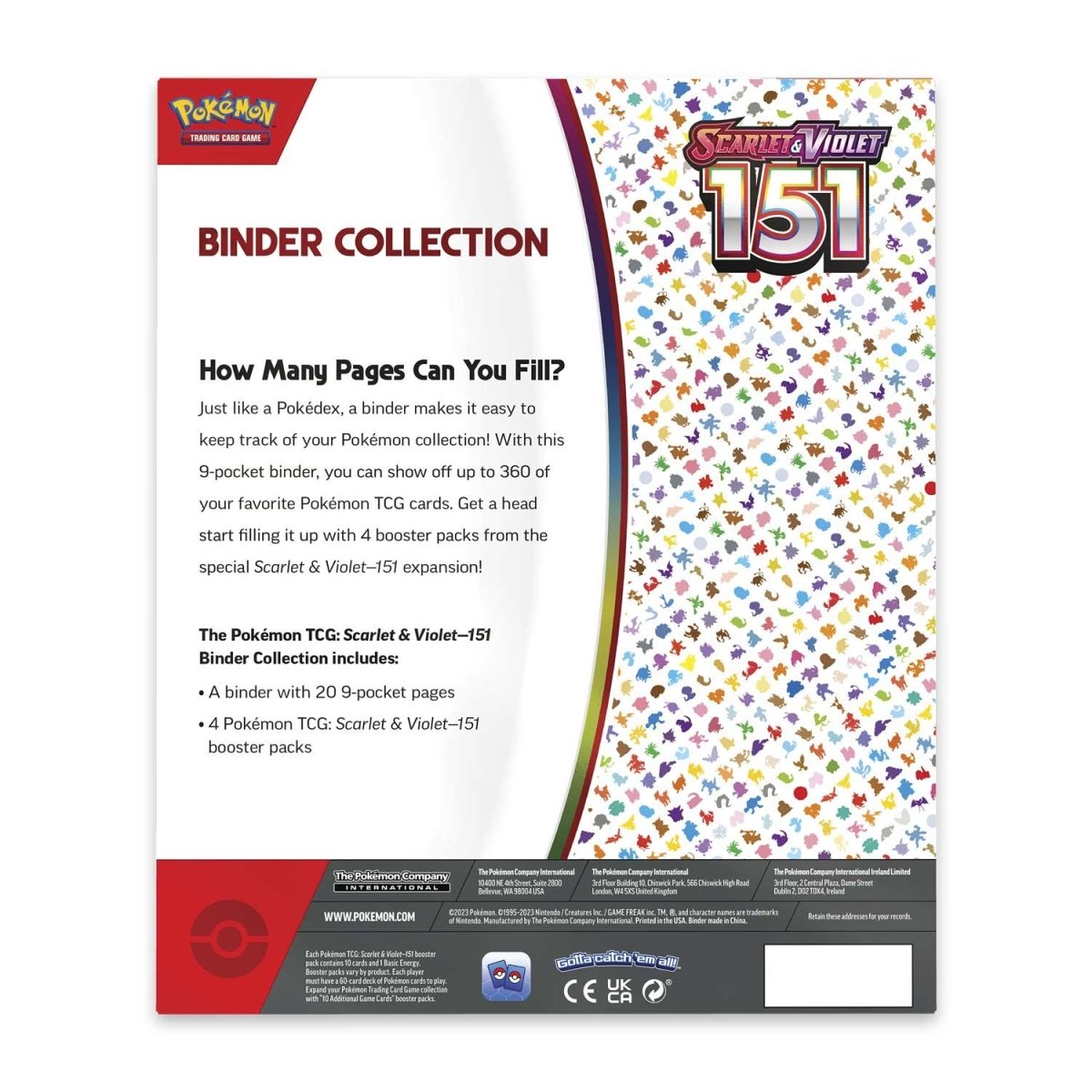 Pokémon TCG: Scarlet & Violet-151 Binder Collection | Pokémon Center Official Site