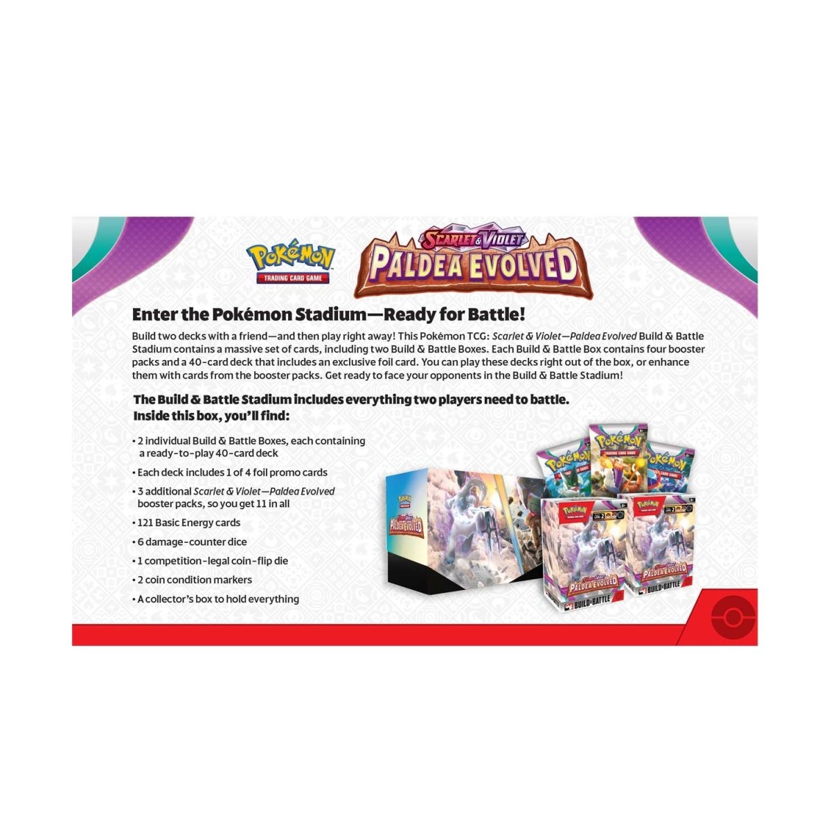 Pokémon Tcg Scarlet And Violet Paldea Evolved Build And Battle Stadium Pokémon Center Official Site