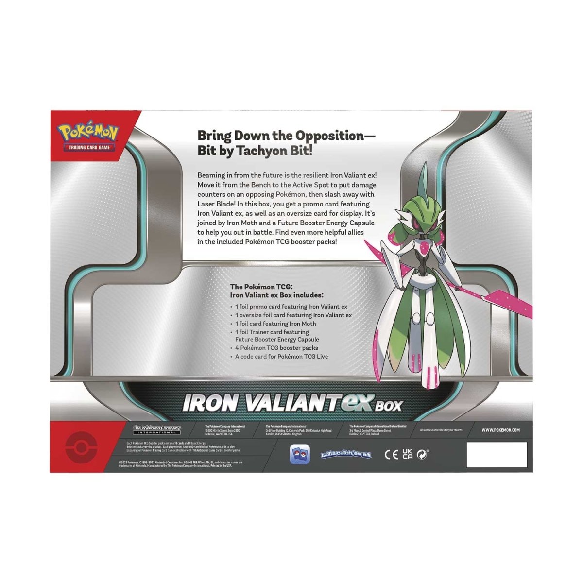 Pokémon TCG: Iron Valiant ex Box | Pokémon Center Official Site