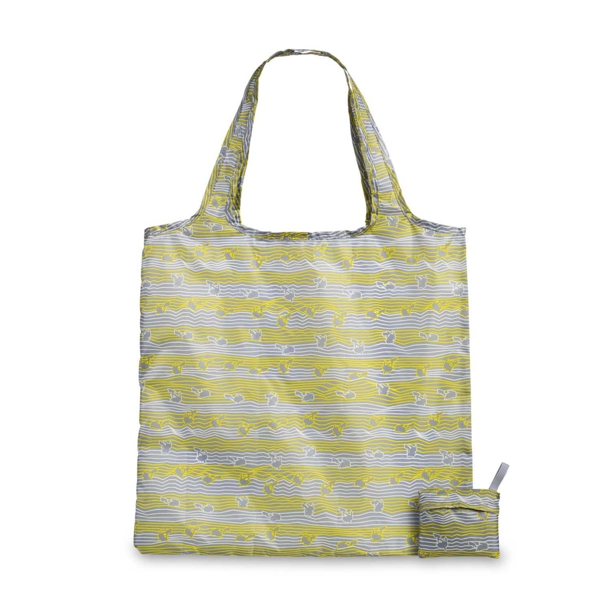 Pokémon Everyday Bags: Gray & Yellow Foldable Shopping Bag | Pokémon ...
