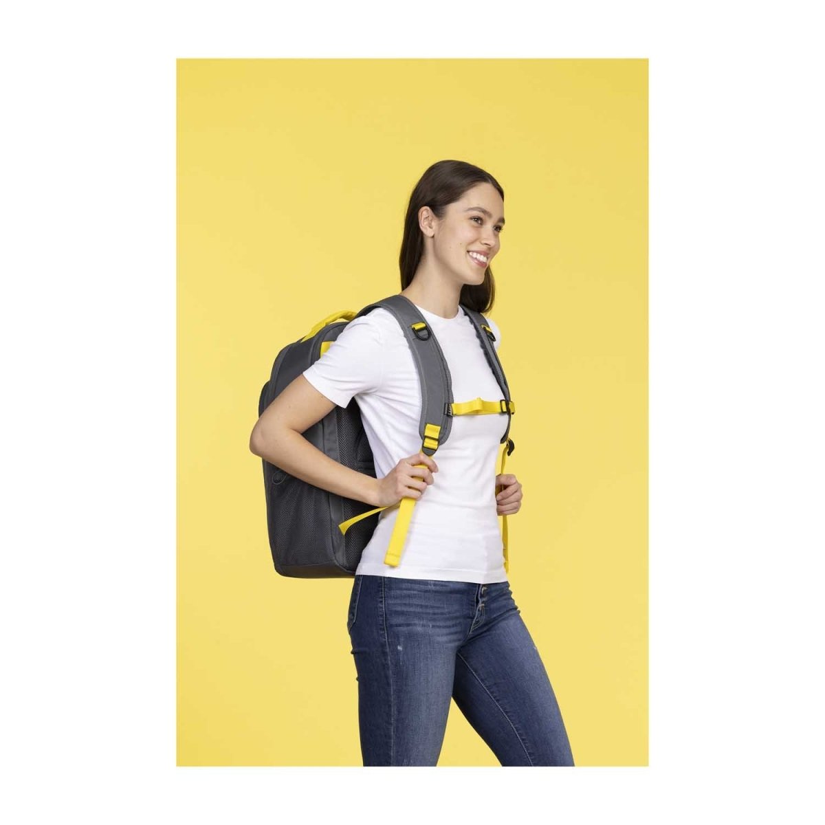Pokémon Everyday Bags: Gray & Yellow TCG Backpack | Pokémon Center ...