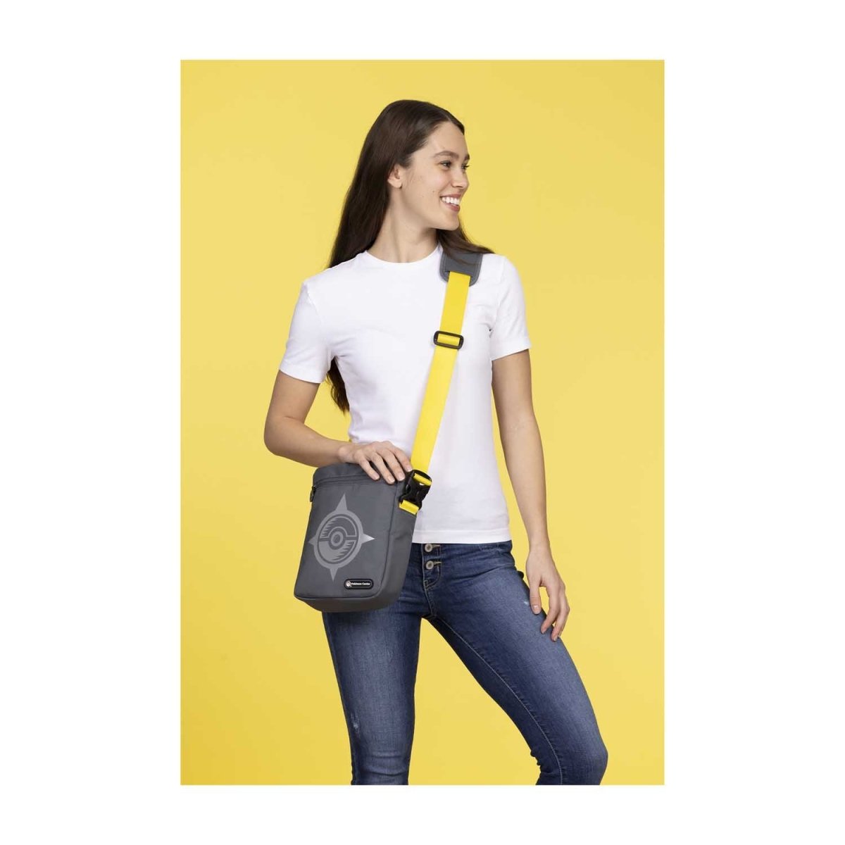Pokémon Everyday Bags: Gray & Yellow Small Shoulder Bag | Pokémon ...