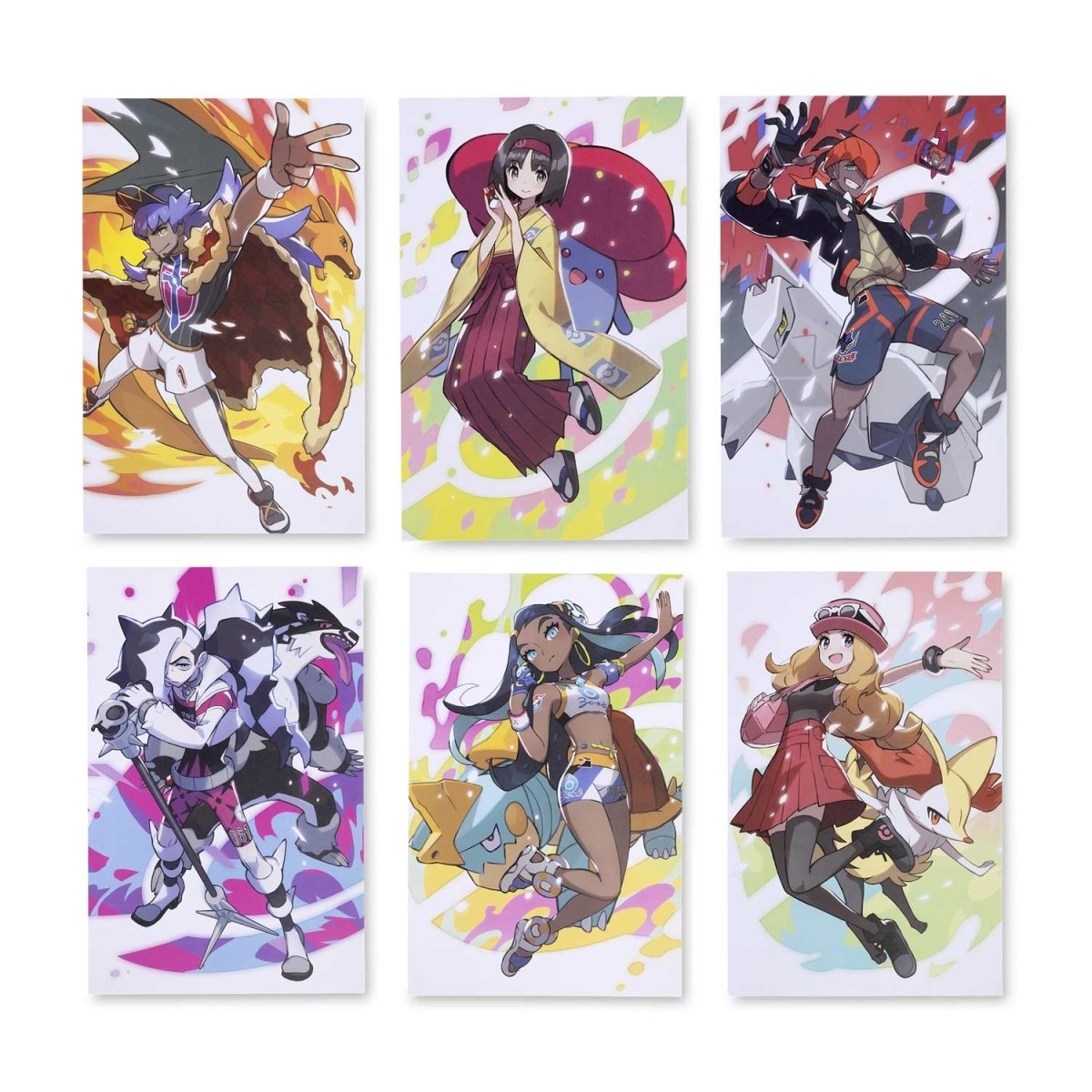 Pokémon Trainers Posters (Set C) (6-Pack) | Pokémon Center UK Official Site