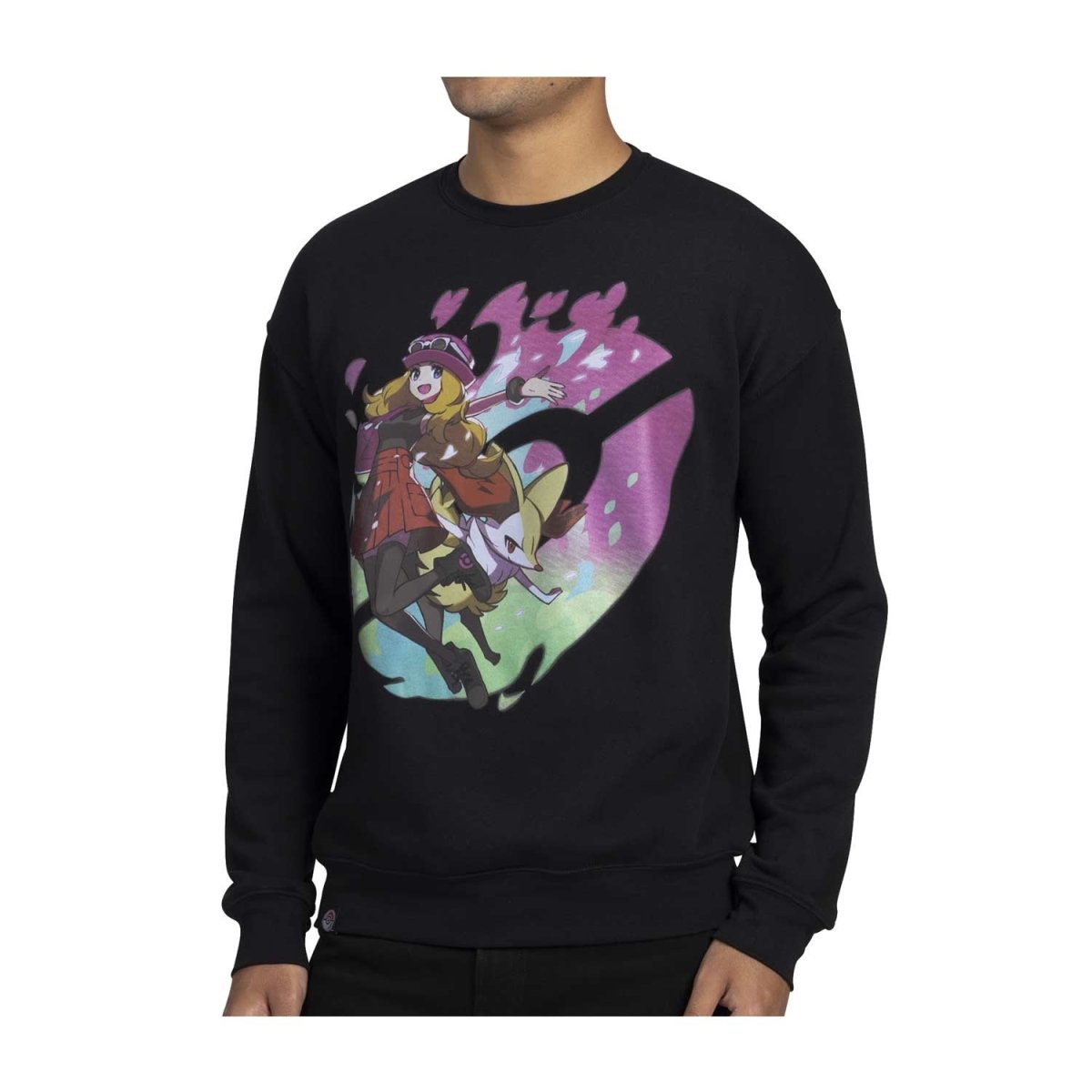 Serena Pokémon Trainers Black Oversize Drop-Shoulder Crew Neck ...