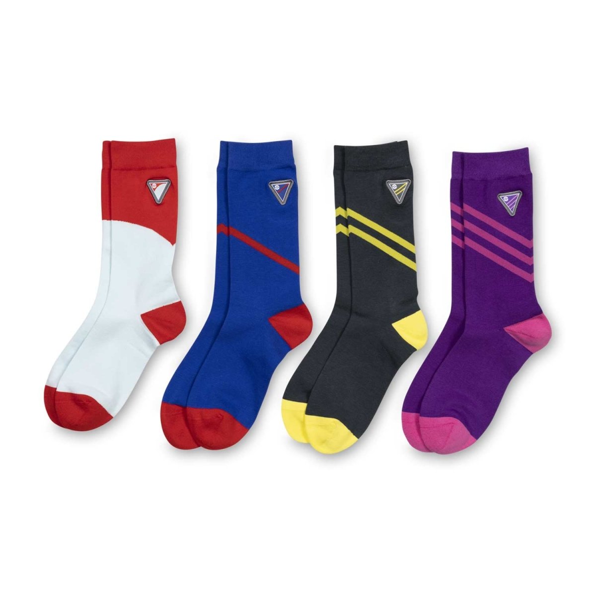 Pokémon GO Trainer Gear: GO Battle League Socks (4 Pairs) (One Size ...