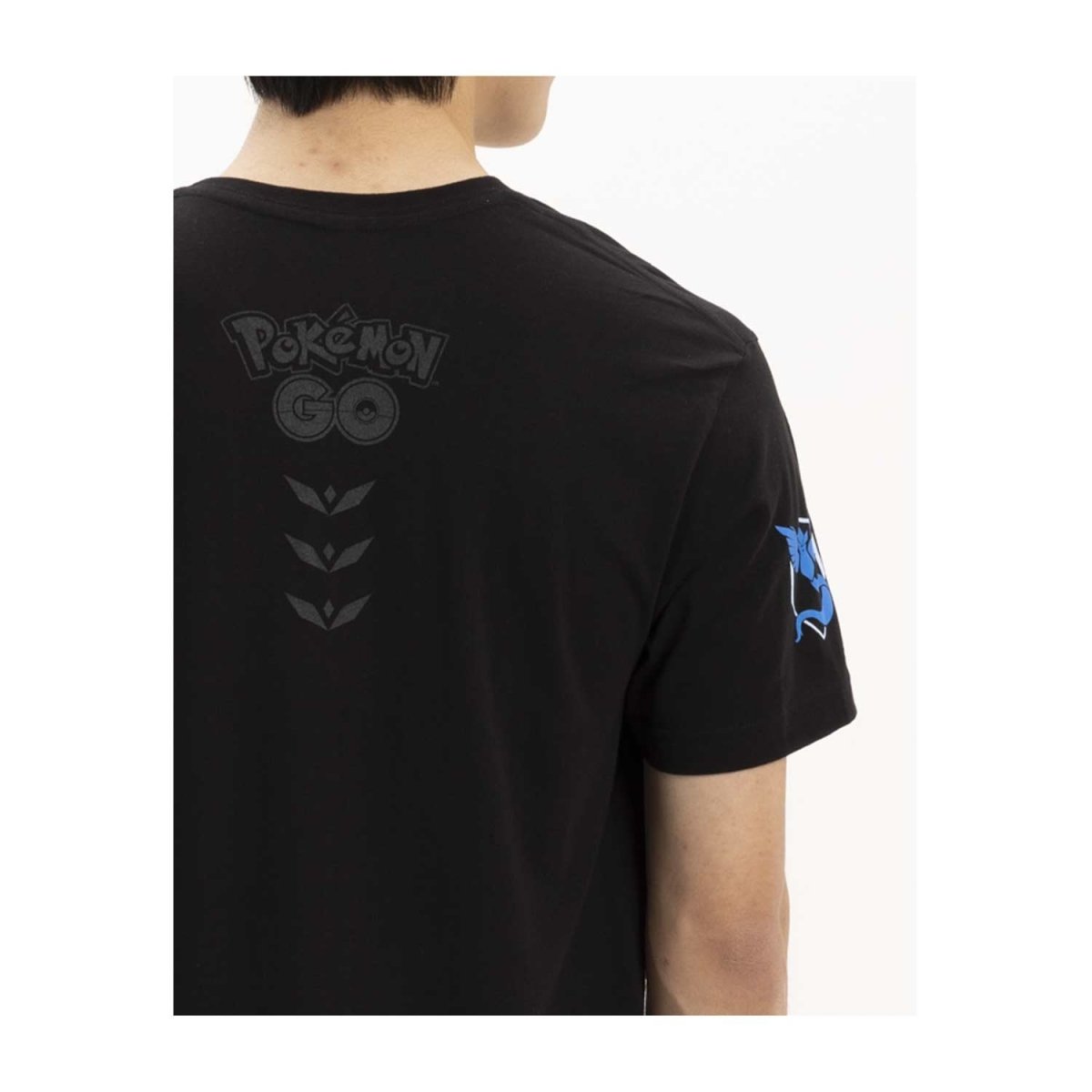 Pokémon GO Teams: Team Mystic Black Relaxed Fit Crew Neck T-Shirt ...