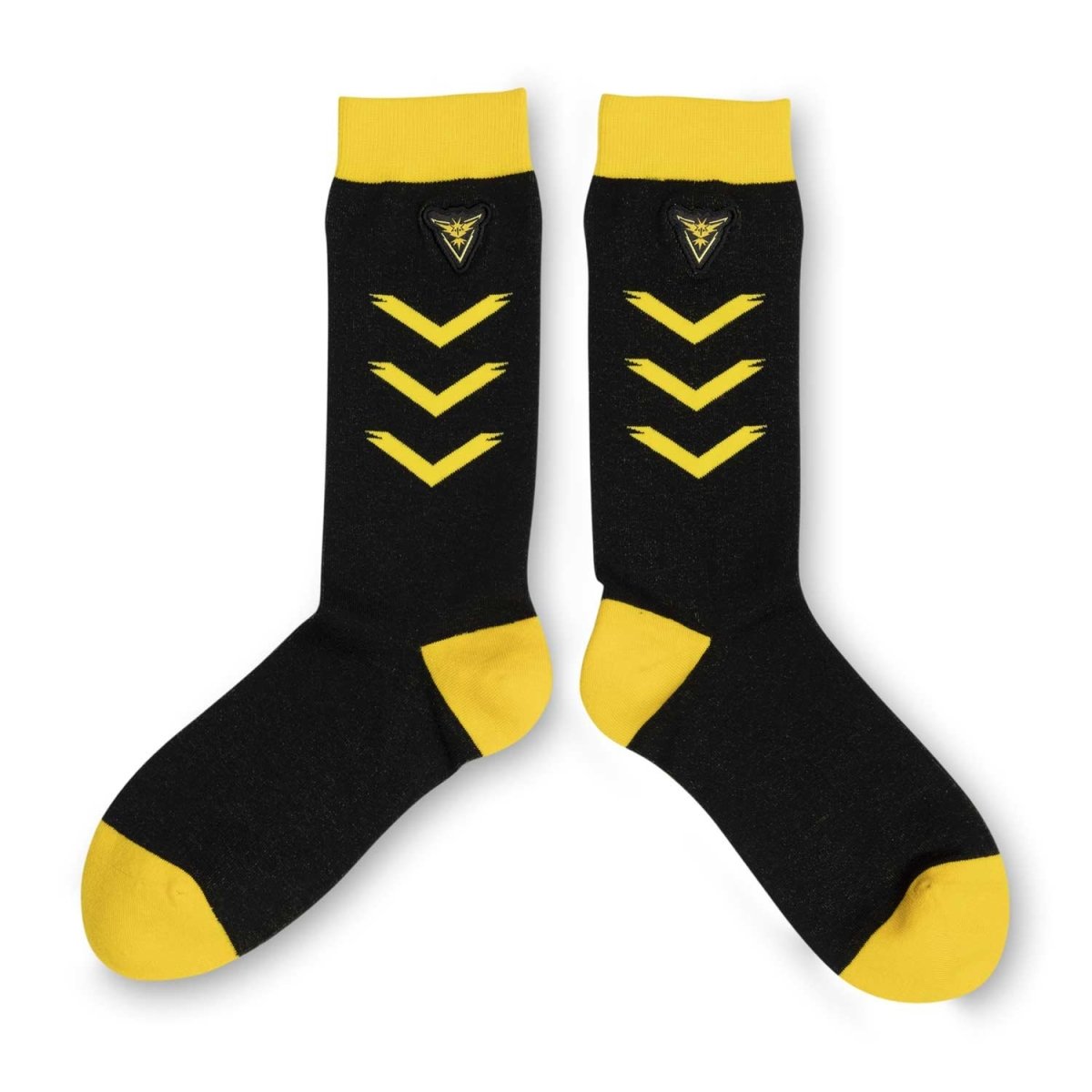 Pokémon GO Teams: Team Instinct Black & Yellow Crew Socks (One Size ...