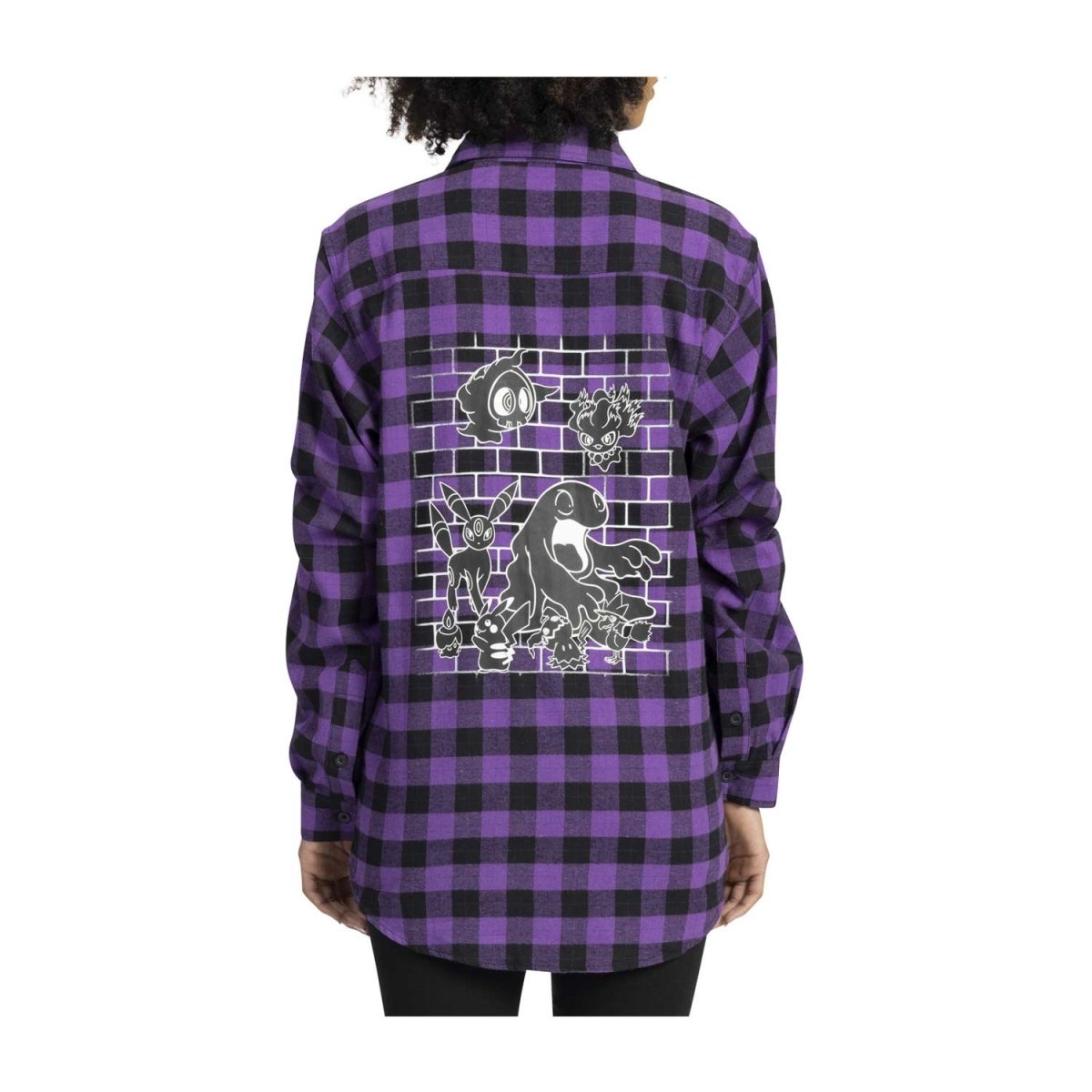 Punk & Purple Marvelous Misfits Flannel Shirt | Pokémon Center Official ...