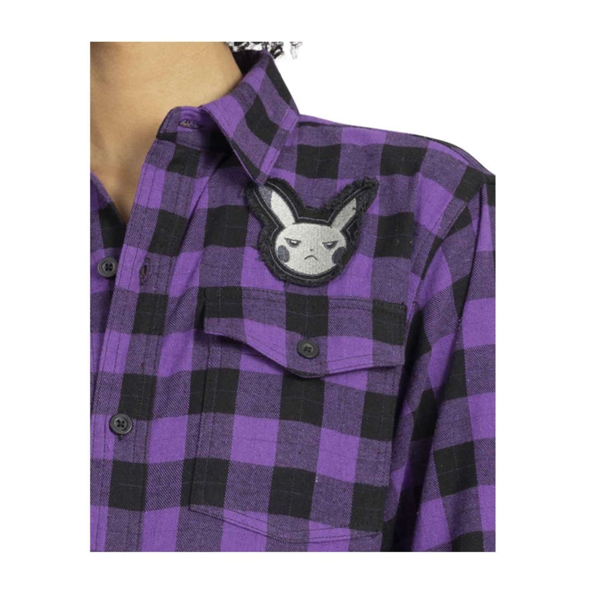 Punk & Purple Marvelous Misfits Flannel Shirt | Pokémon Center Official ...