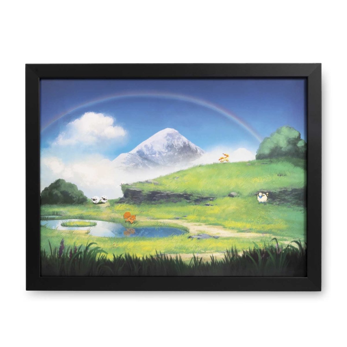 Peaceful Plains Pokémon Soothing Scenes Framed Wall Art | Pokémon ...