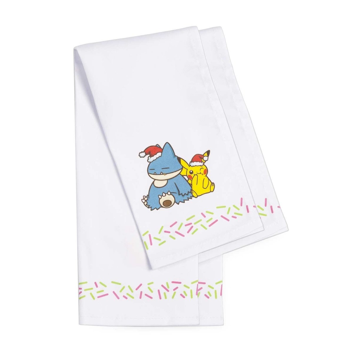 Pikachu & Munchlax Pokémon Holiday Tea Towels (2-Pack) | Pokémon Center ...