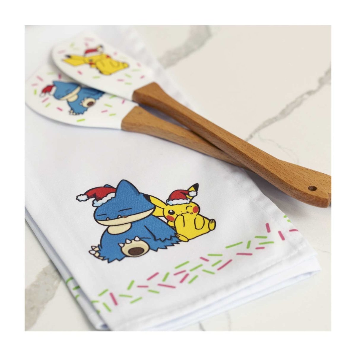 Pikachu & Munchlax Pokémon Holiday Tea Towels (2-Pack) | Pokémon Center ...