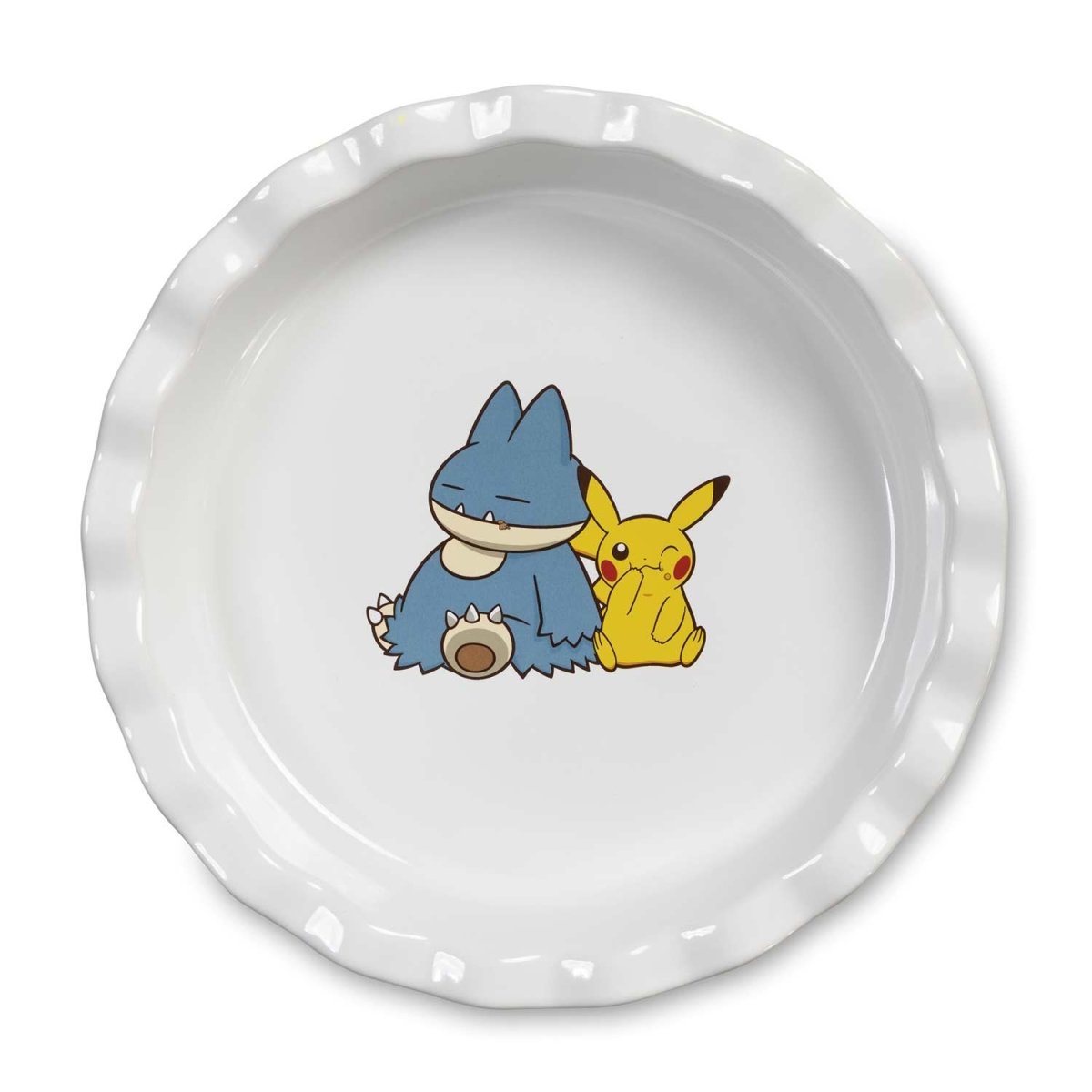 Pikachu & Munchlax Pokémon Holiday Pie Dish | Pokémon Center Official Site