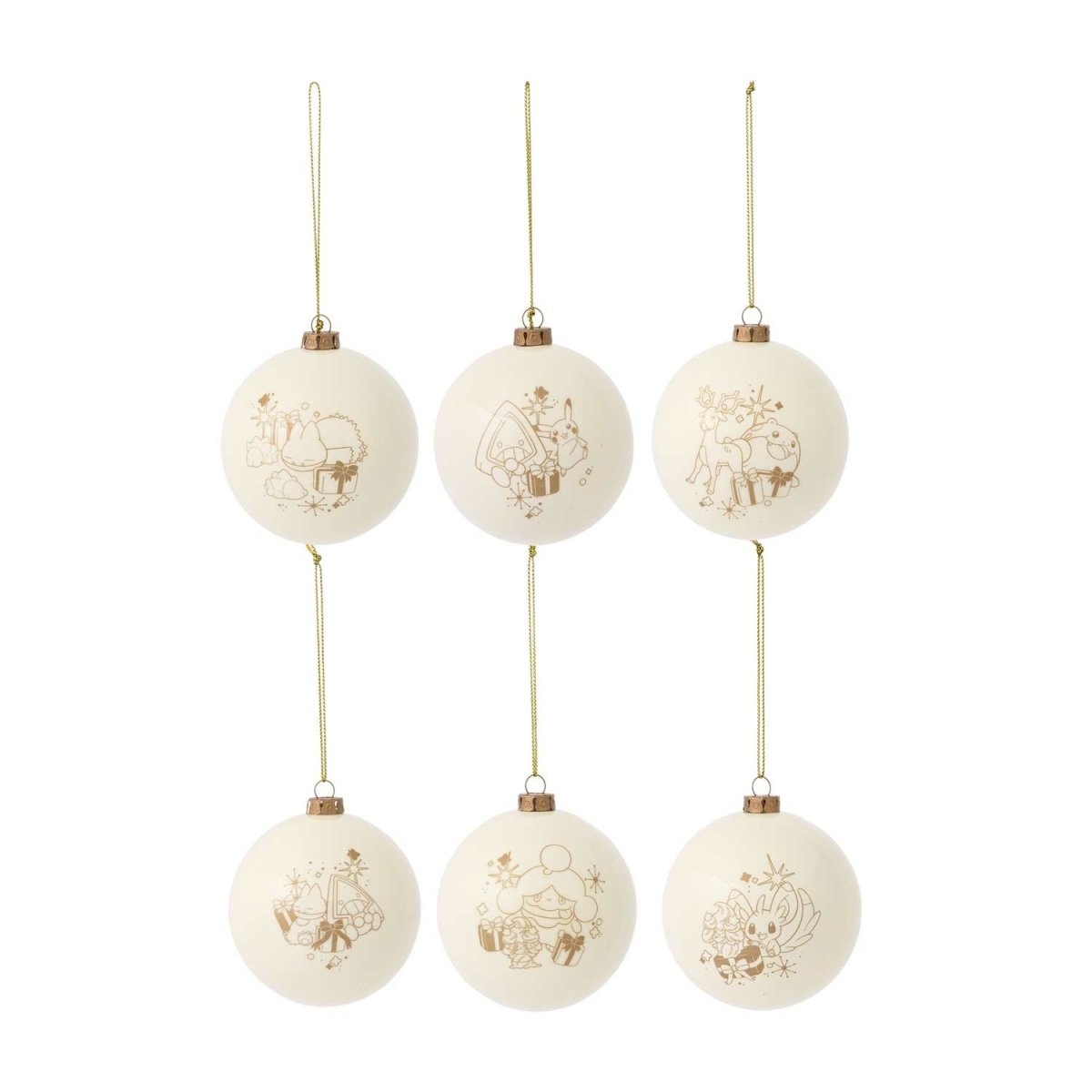 Pokémon Winter Wonders Bulb Ornaments (12-Pack) | Pokémon Center ...