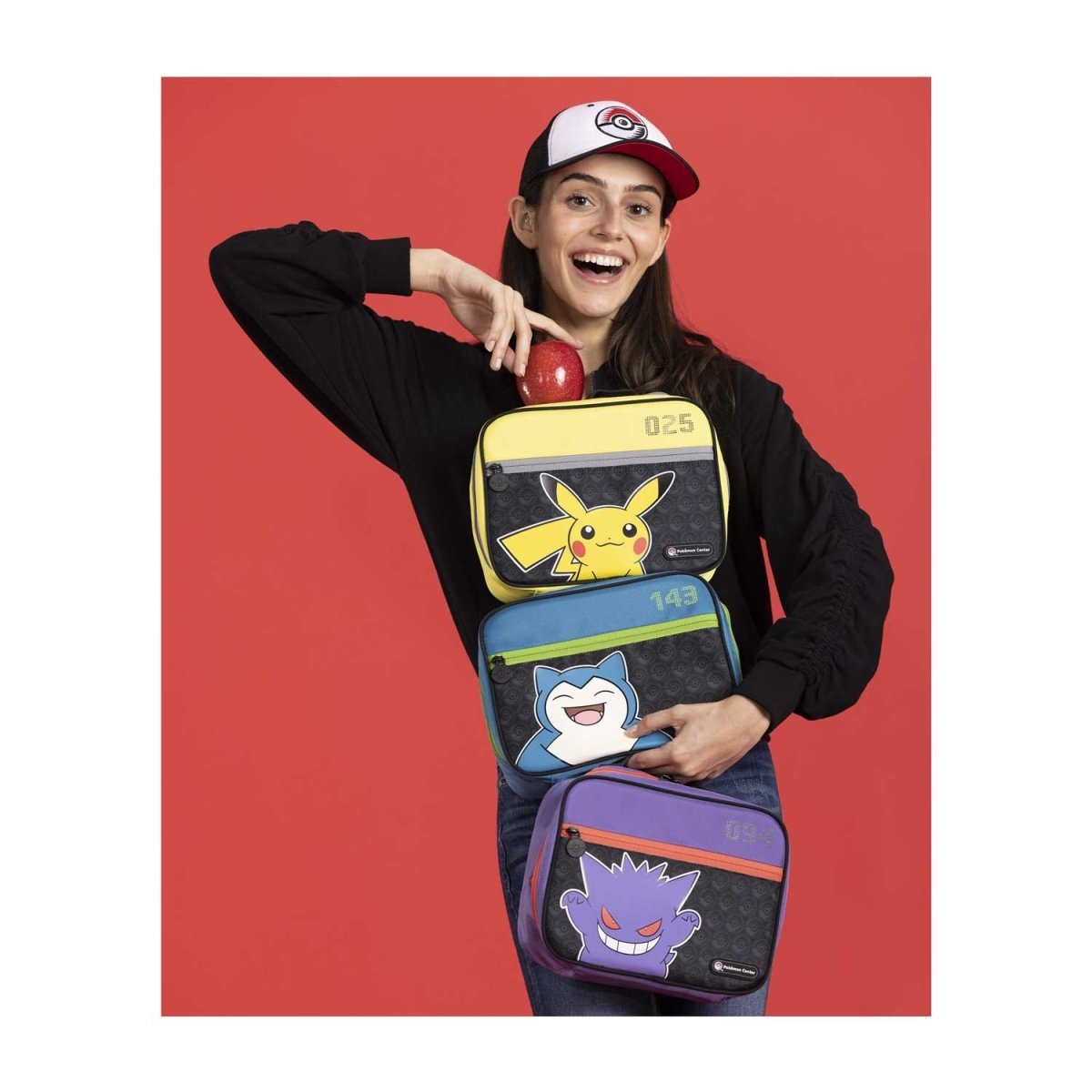 Gengar Color Block Pokémon Fundamentals Lunch Bag | Pokémon Center UK ...