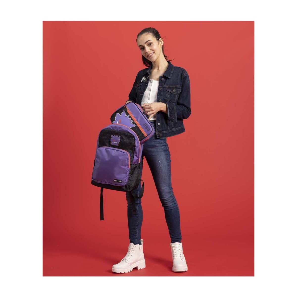 Gengar Color Block Pokémon Fundamentals Lunch Bag | Pokémon Center Official Site