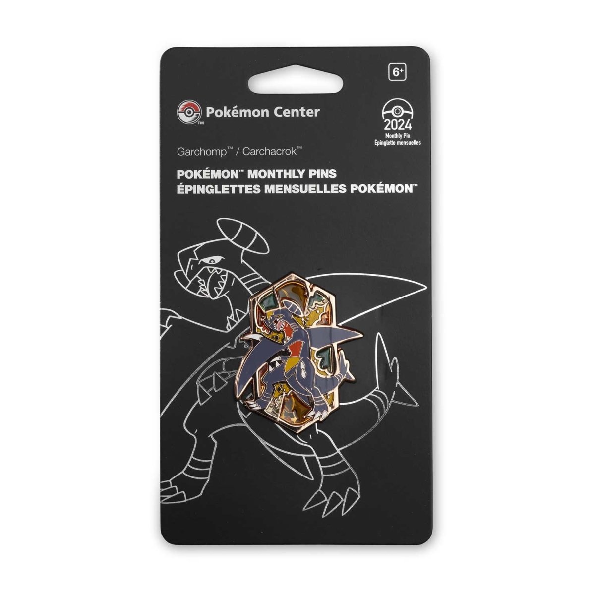 Garchomp Pokémon Monthly Pins: Dragon Types Pin (1 of 12) | Pokémon ...