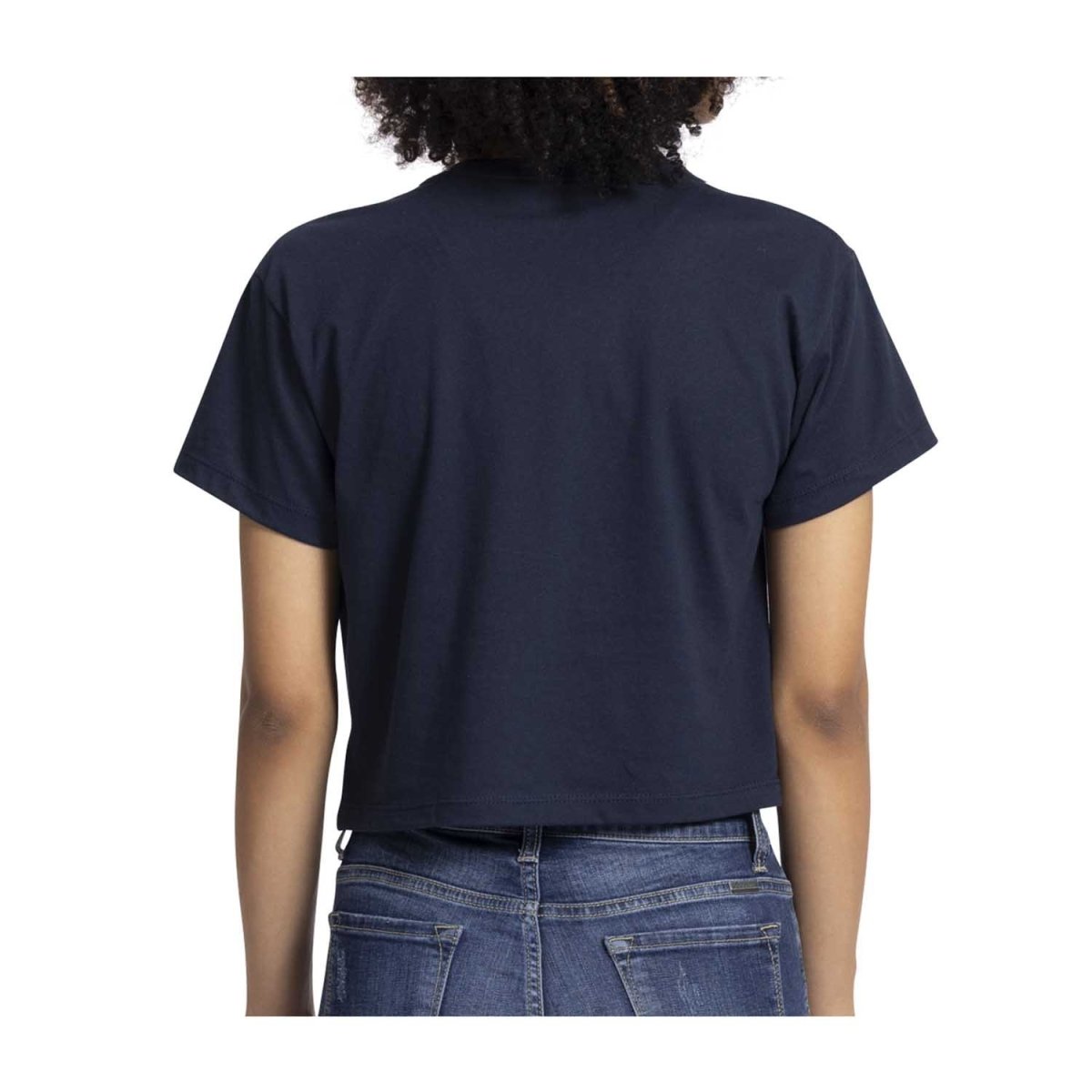 Pikachu Neon Pokémon Active Navy, Pink & Orange Oversize Crew Neck Crop ...