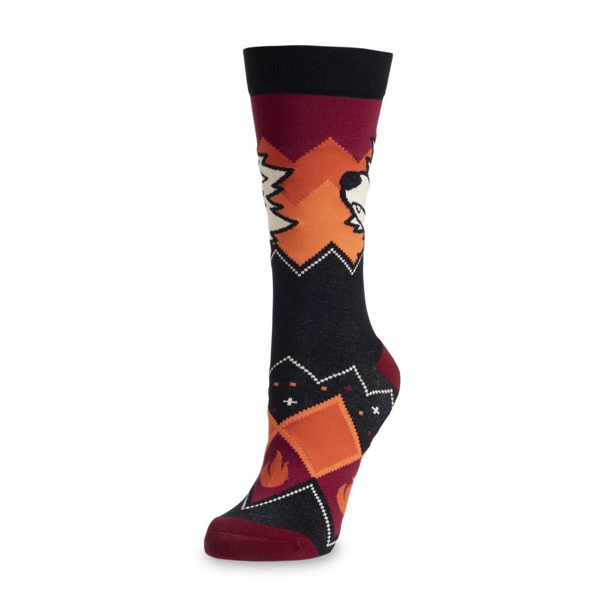 Arcanine Flames Knit Socks (One Size-Adult) | Pokémon Center Official Site