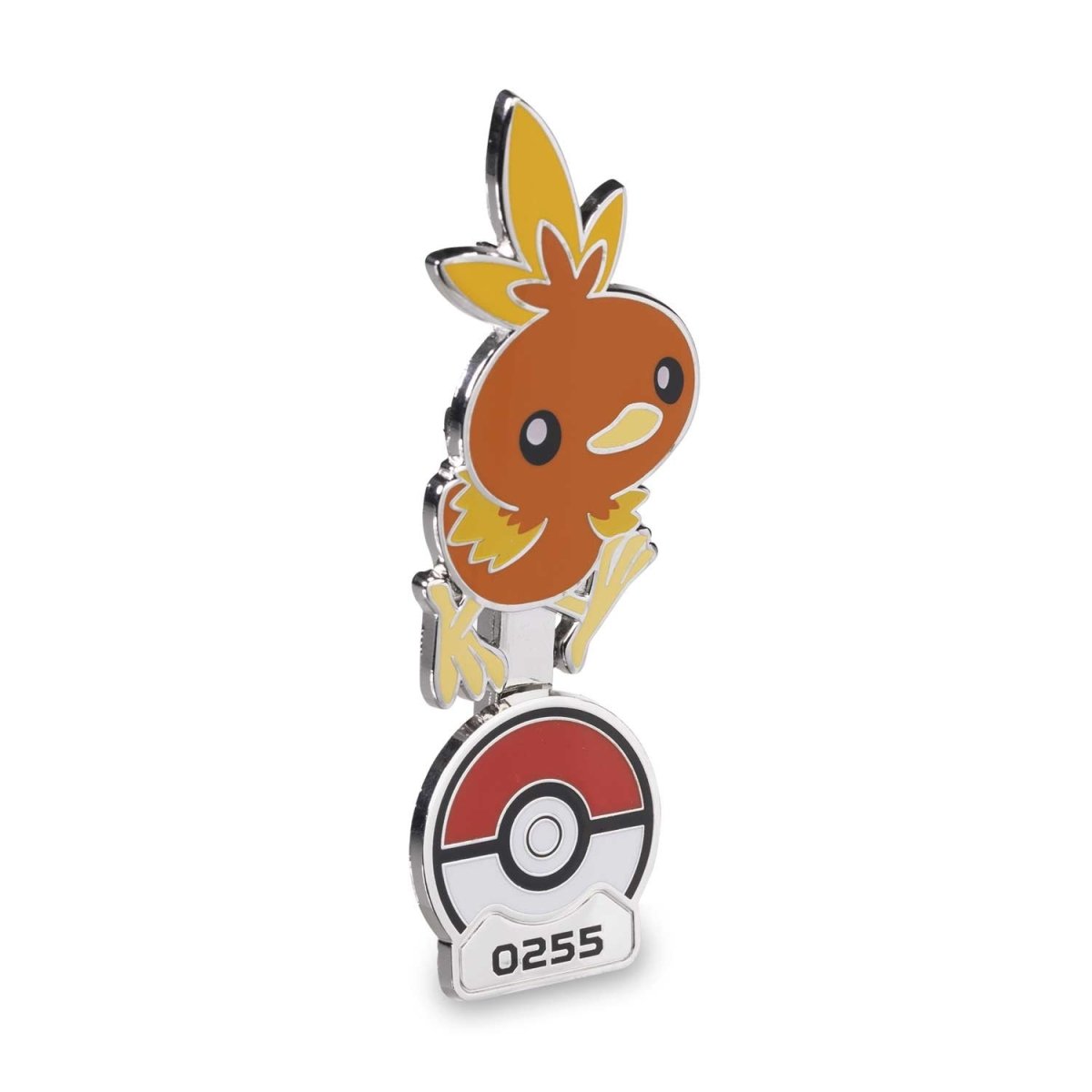 Pokémon Gallery Pins: Torchic Standing Pin | Pokémon Center Official Site