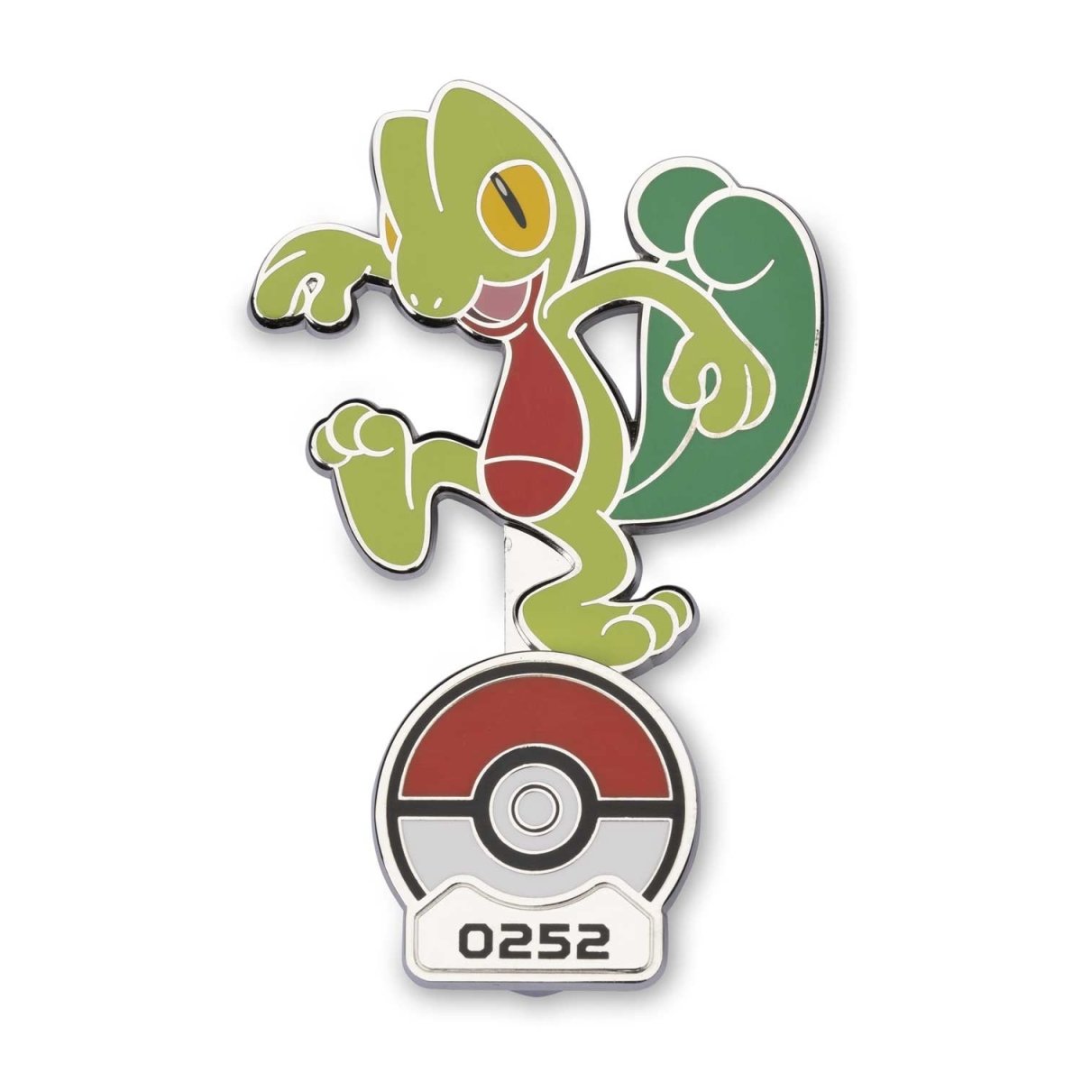 Pokémon Gallery Pins: Treecko Standing Pin | Pokémon Center Official Site