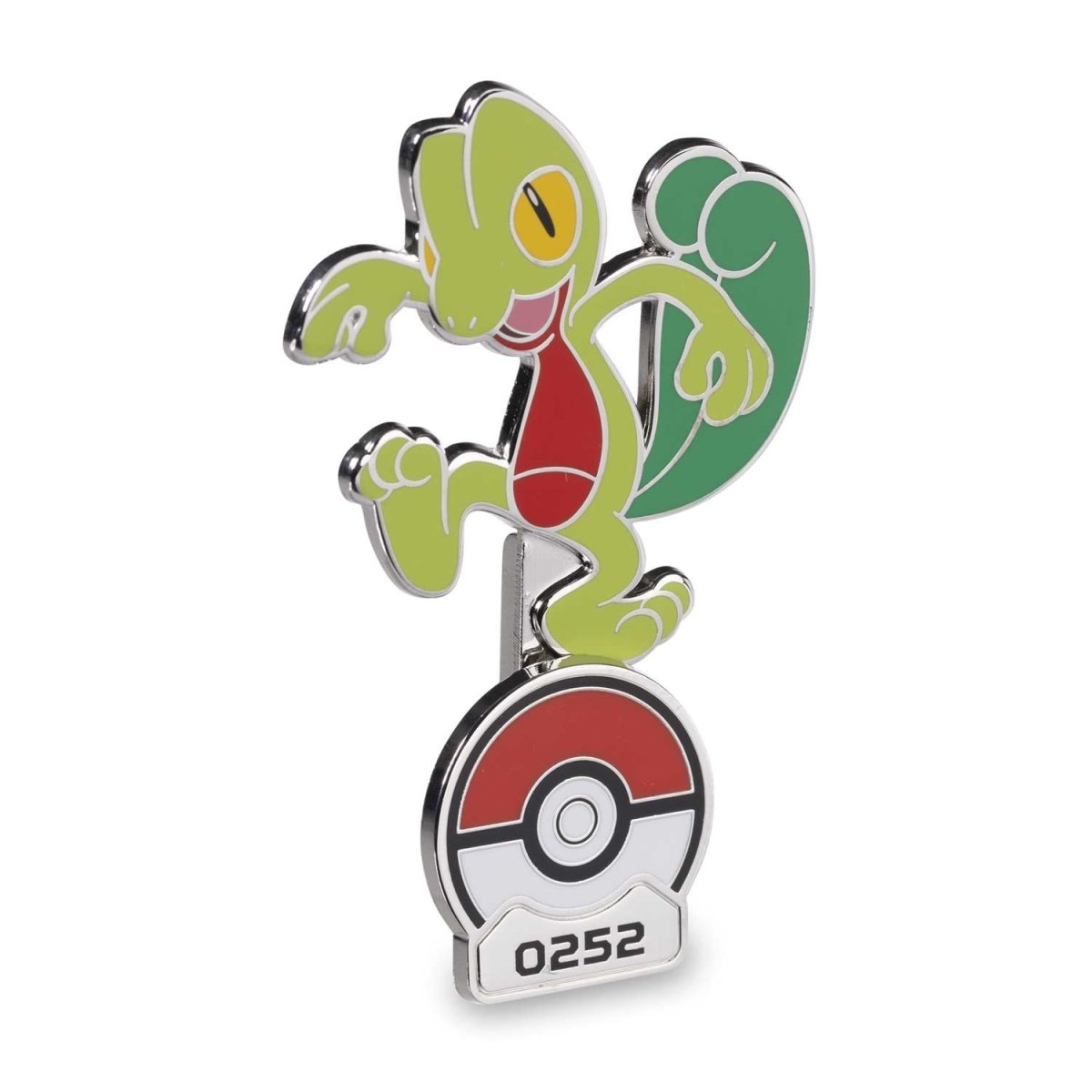Pokémon Gallery Pins: Treecko Standing Pin | Pokémon Center Official Site