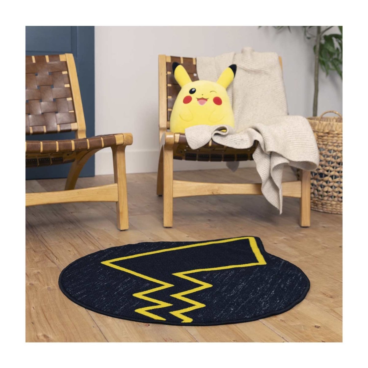Pikachu Tail Pokémon Home Accents Accent Rug | Pokémon Center Official Site