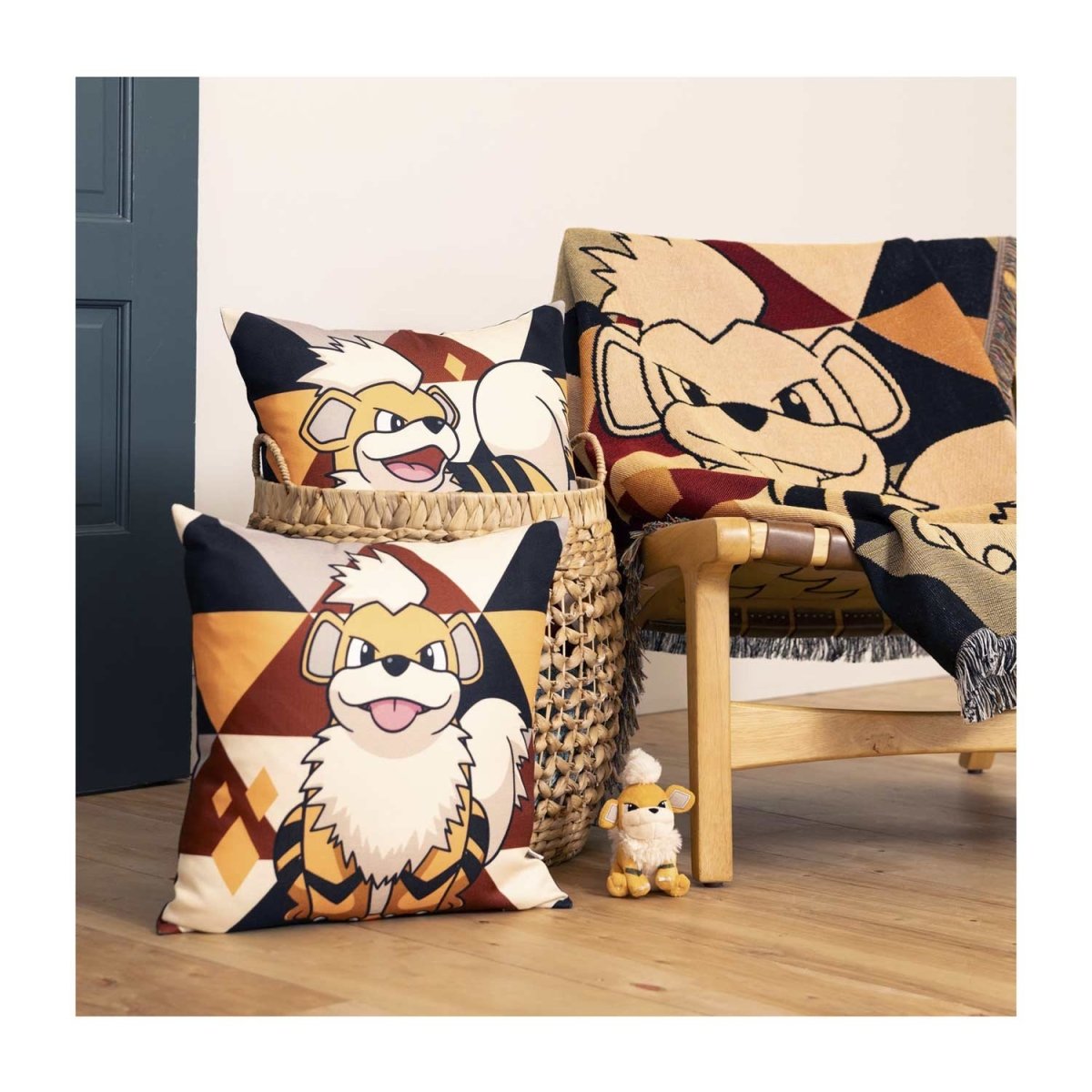 Growlithe Pokémon Home Accents Throw Pillow Covers (2-Pack) | Pokémon ...