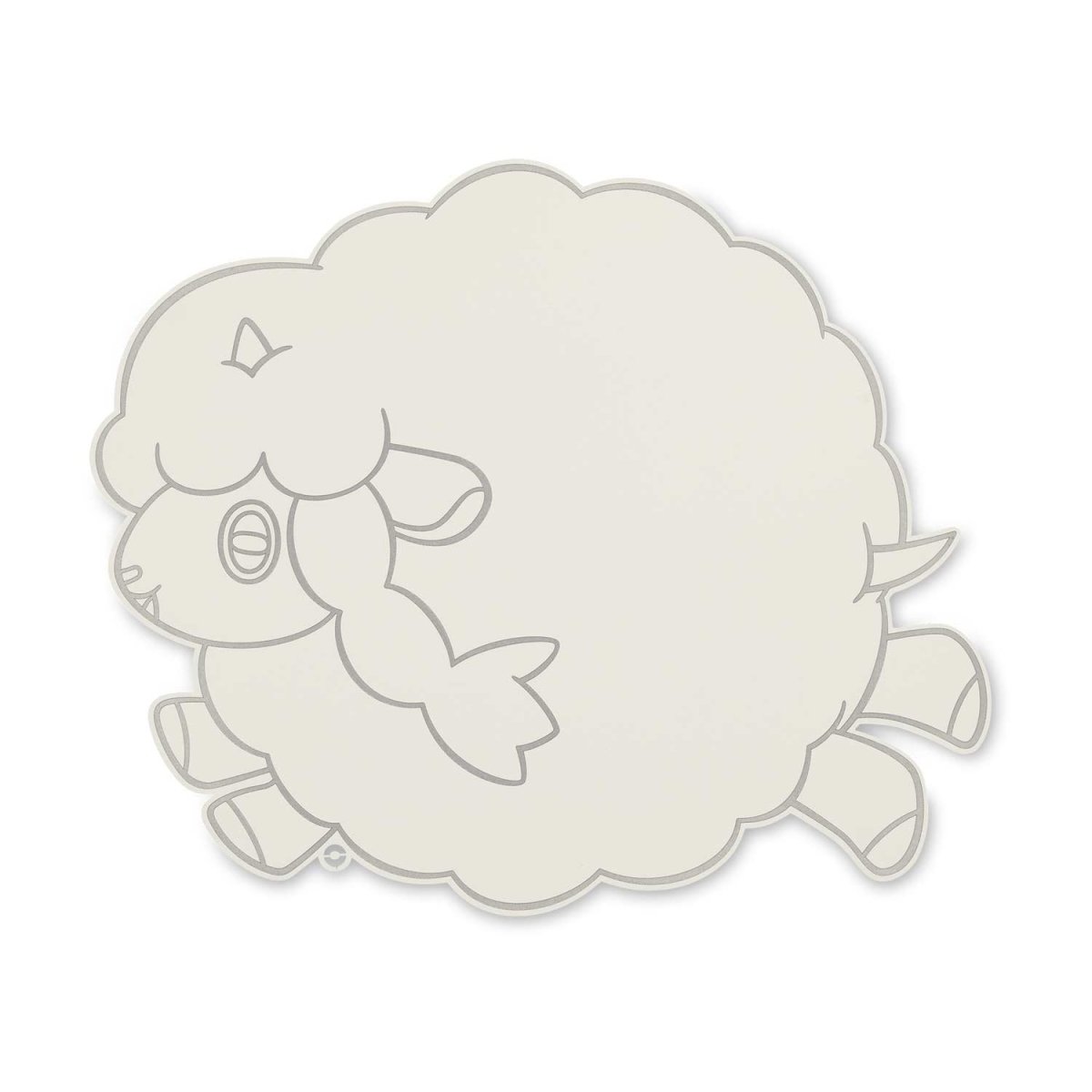 Wooloo Pokémon Home Accents White Metal Wall Decor | Pokémon Center UK ...