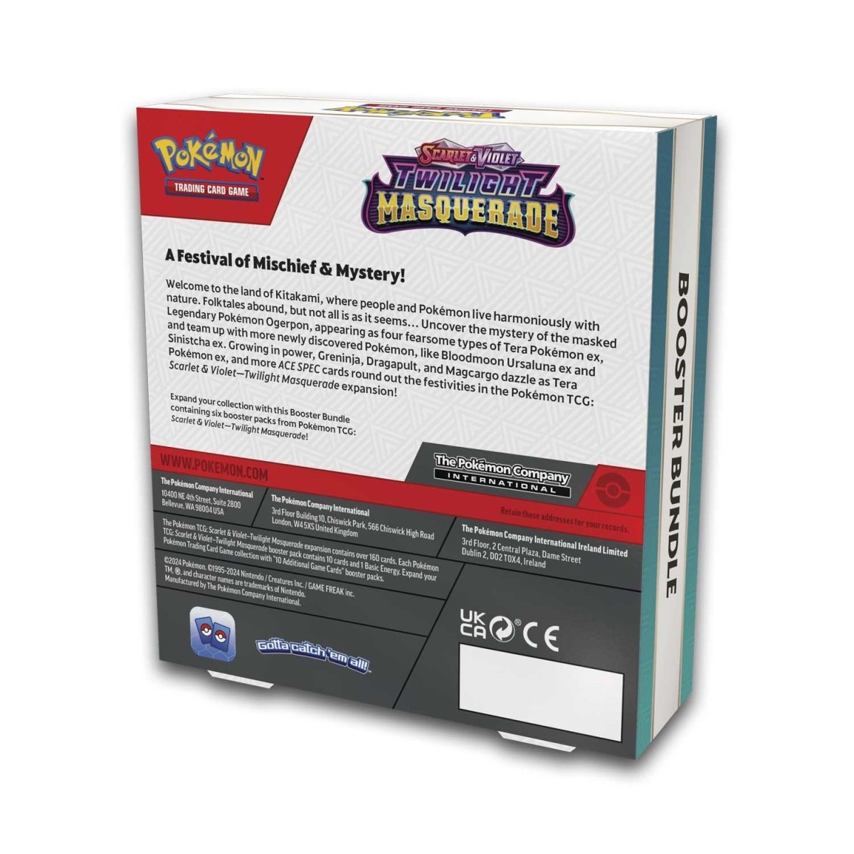Pokémon TCG: Scarlet & Violet-Twilight Masquerade Booster Bundle (6 Packs) | Pokémon Center ...